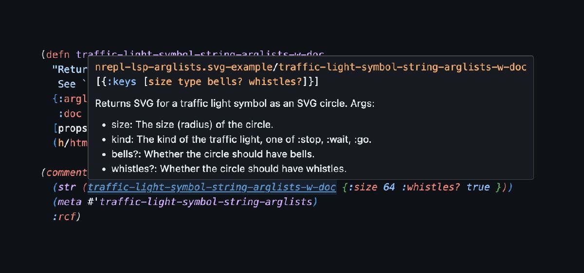Keeping the :arglists of Clojure functions DRY · @’s A few words from Agical